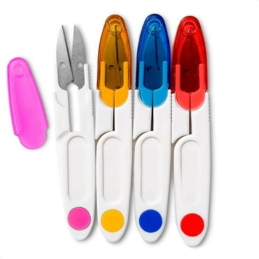 US 4-8 Pack Embroidery Sewing Snips Thread Cutter Cover Scissors Thrum ...