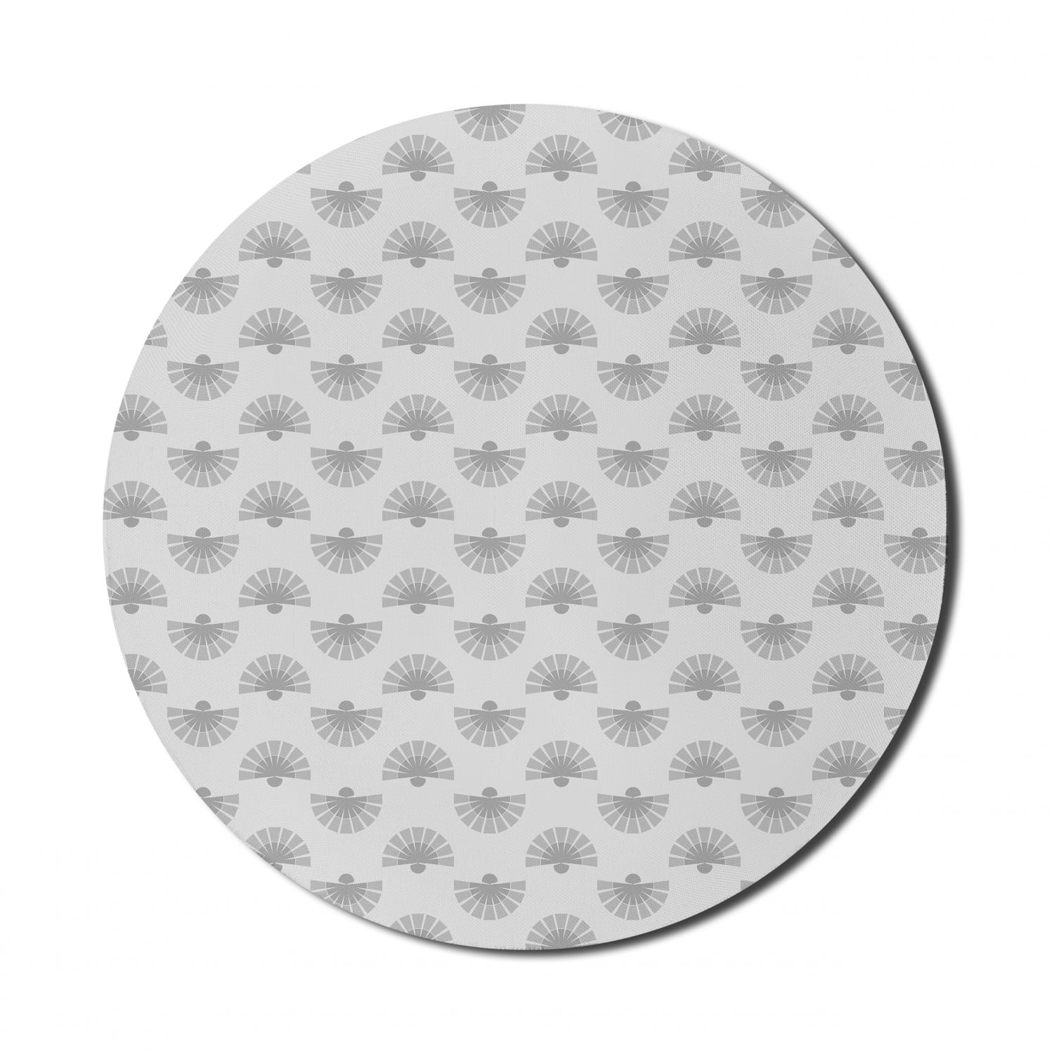 Geometric Mouse Pad for Computers, Japanese Traditional Fan Pattern in ...