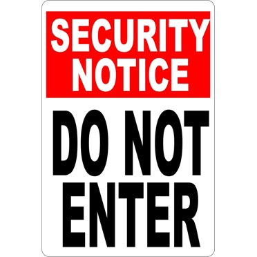 Caution Open Door Slowly Sign - Walmart.com