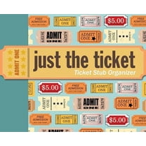 Just the Ticket: Ticket Stub Organizer Holder Book - Walmart.com