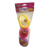 Shopkins 6 Pack Figural Easter Eggs Lenticular Unfilled Candy Treat ...
