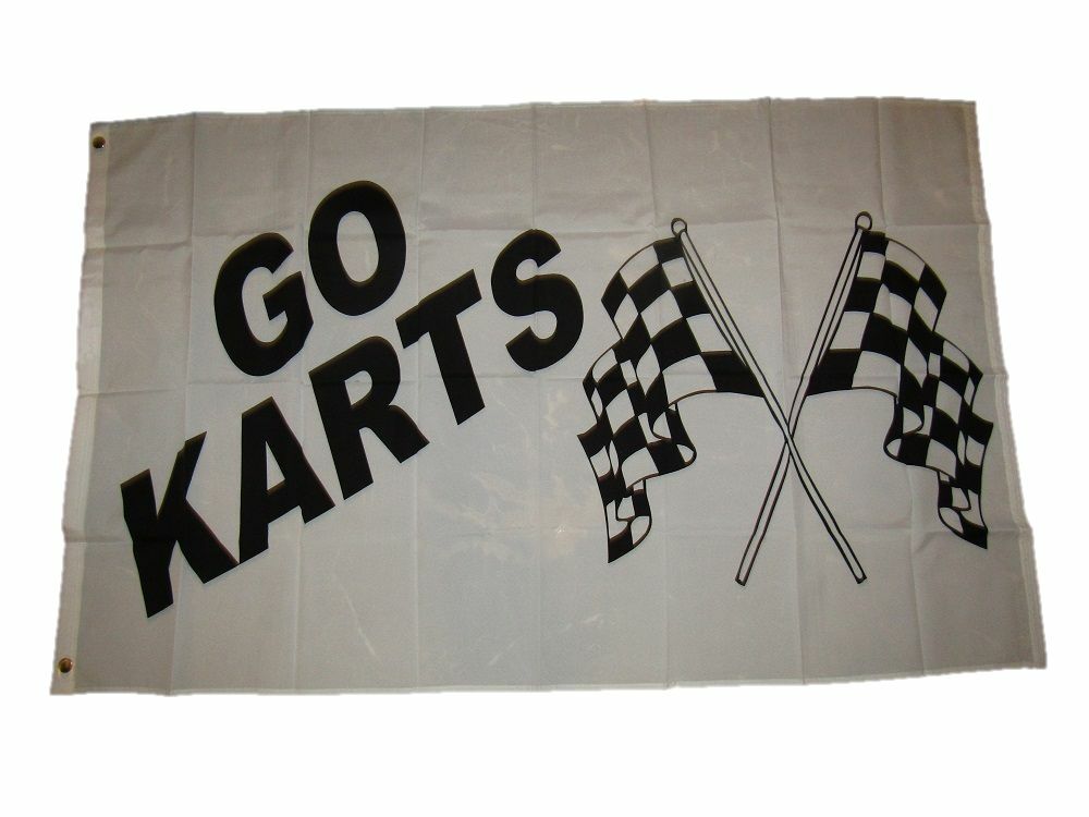 3x5 Advertising Go Karts Flag 3'x5' Banner Brass Grommets - Walmart.com