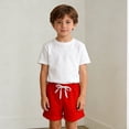 3PC Girls Cotton Wide Leg Shorts Toddler Summer Comfy Elastic Waist ...