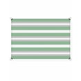 Sage Green Grey Stripe Sun Shade Sail 14'X18' Abstract UV Block Outdoor ...