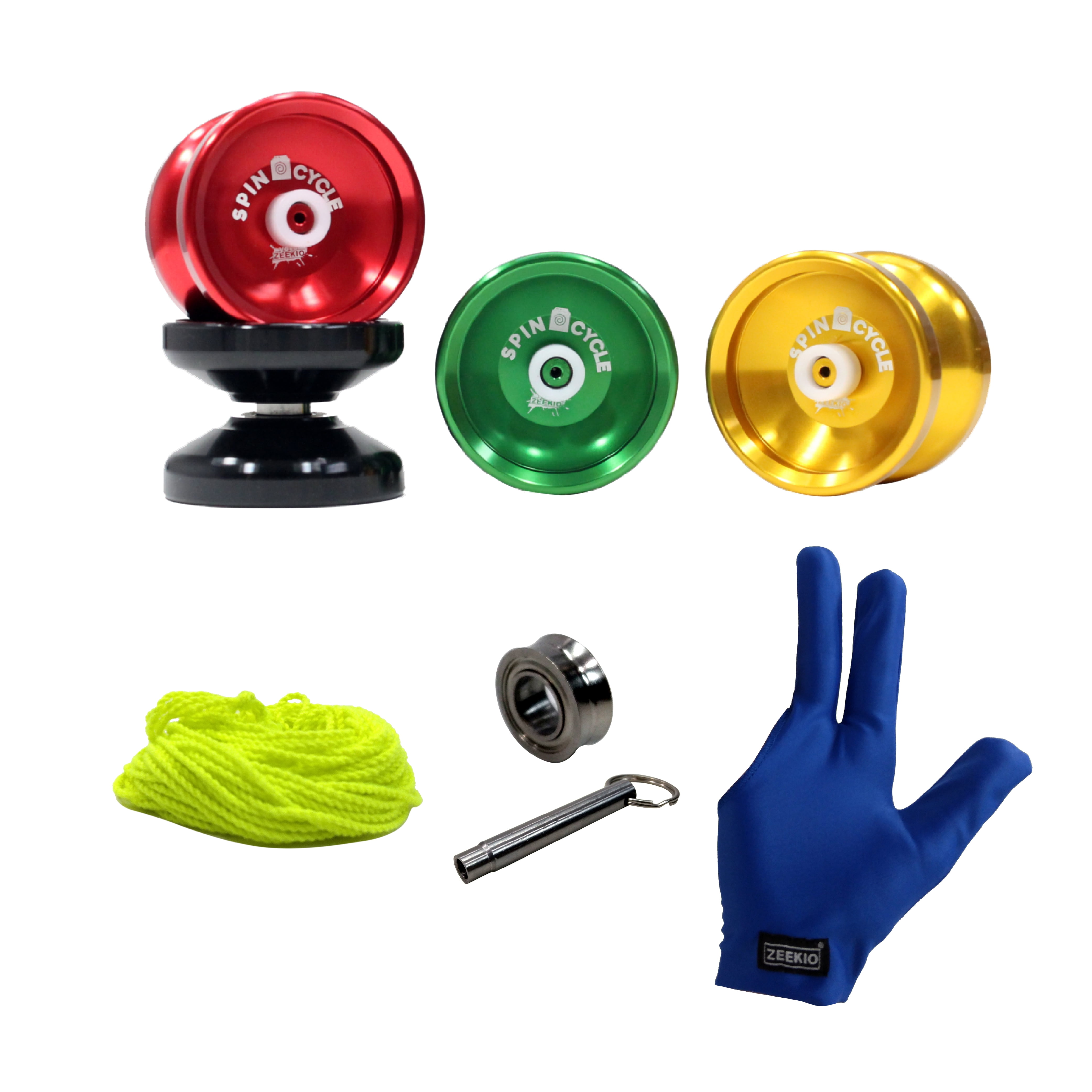 Zeekio Spin Cycle Yo-Yo - Beginner Responsive Beginner Aluminum YoYo ...