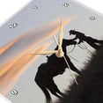 3drose, Usa, Wyoming, Shell. Silhouette of Cowgirl with Horse at Sunset ...
