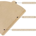 Cone Coffee Filters V60 No.2 Pour Over Cone Natural Paper Unbleached ...