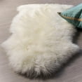 Genuine Sheepskin Rug Extra Soft Natural Pelt Champagne , Single Pelt 2 ...