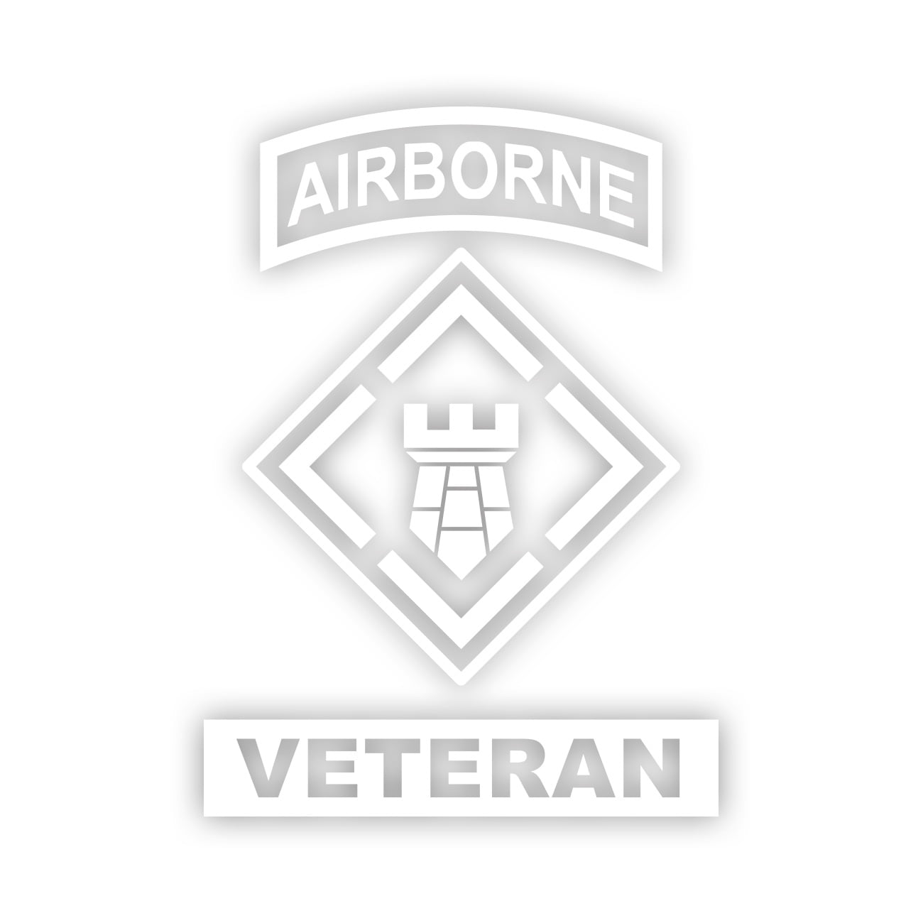 20th Engineer Brigade Veteran Sticker Decal Die Cut - Self Adhesive Vinyl - Weatherproof - Made ...