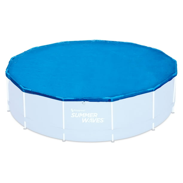 Summer Waves Above Ground Round Pool Cover, Blue, Adults, Unisex ...