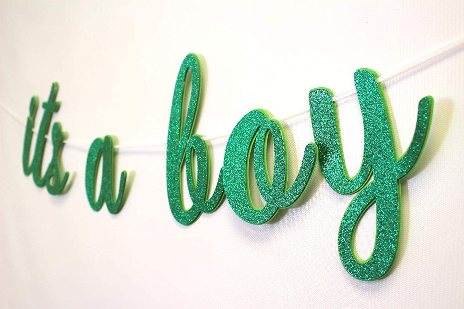 Buy All About Details It's A Boy Cursive Banner, 1set, Baby Shower ...
