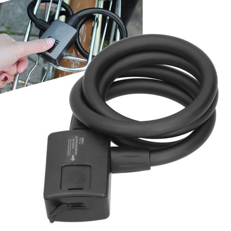 ANGGREK 3.7V Electric Bike Lock Fingerprint Bike Lock With Waterproof ...