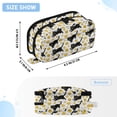 Cat Heart PVC Pencil Case Water-Repellent Clear Window Pencil Bag ...