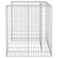 vidaXL Gabion Wall for Garbage Bins Galvanized Steel Stone Basket ...