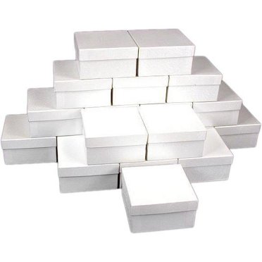 Weddingstar White Rectangle Paper Gift Box With Handle - Walmart.com