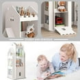 Bookshelf ° Castle Pink Rotating Bookshelf Toy Organizer Rack Revolving ...
