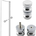 Nonslip Shower Glass Door Pull Handle Smooth Grip Round Sliding Door ...