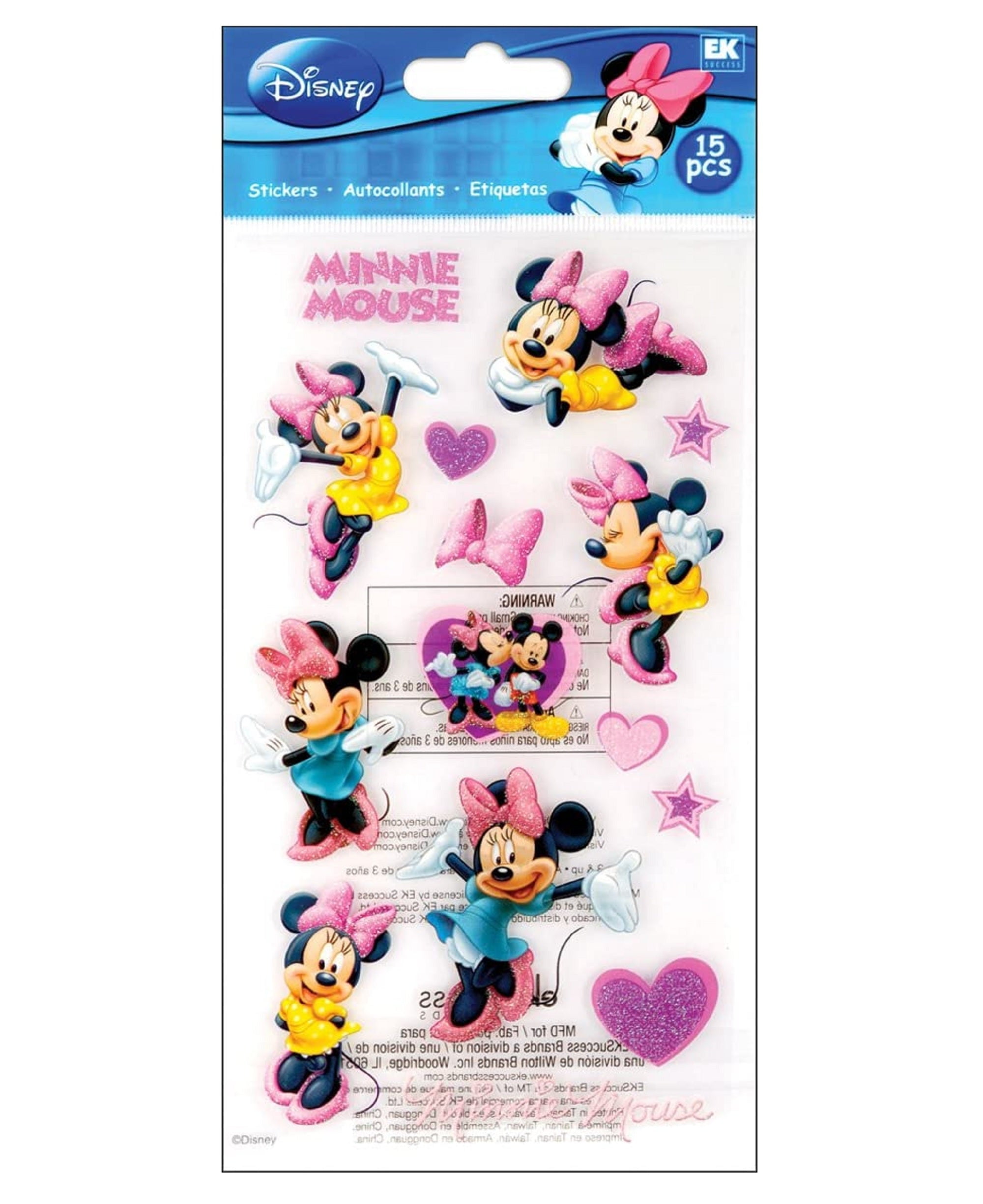 Paper & Party Supplies Paper Stickers Vintage Disney Minnie Mouse ...