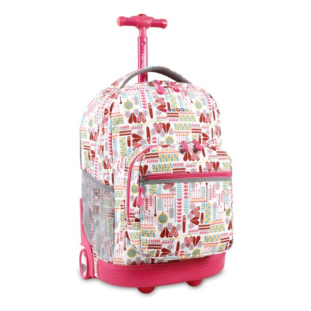J World Sunrise 18" Rolling Backpack - Walmart.com