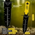 CKG Metal Detecting 3 in 1 Set, Heavy Duty Serrated Edge Digger ...