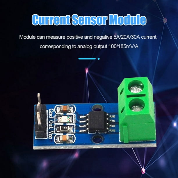5A/20A/30A Range Current Sensor Board ACS7125A Current Module Detection ...