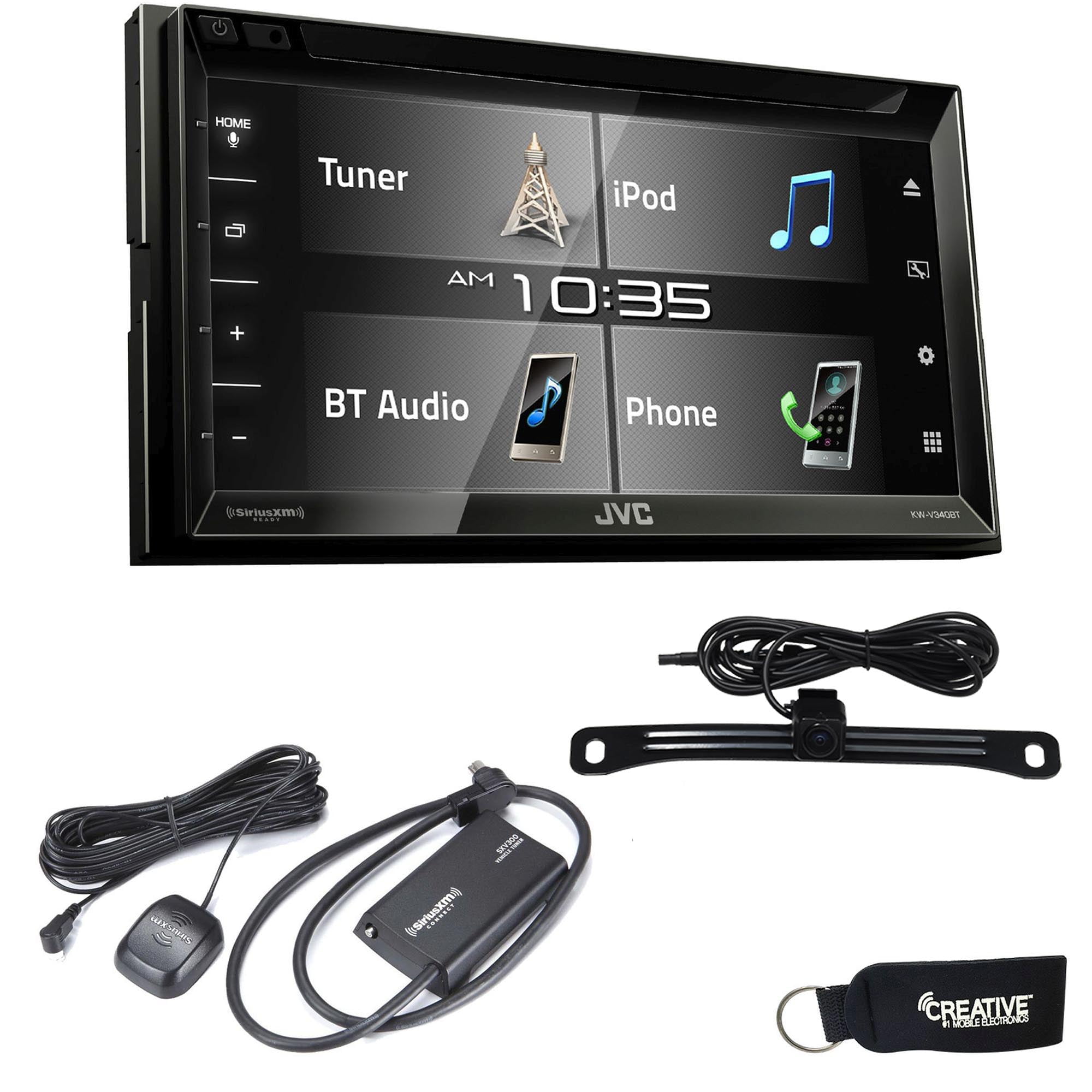 JVC KW-V340BT Bluetooth DVD/CD/USB Includes Sirius XM SXV300 Back Up ...