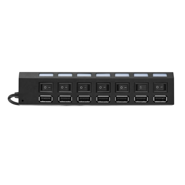 7 Port Usb 2.0 Hub, 480Mbps Usb 2.0 Hub Splitter Usb Hub 7 Port Usb Hub ...