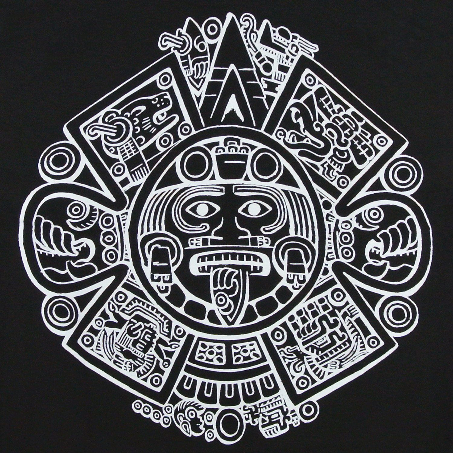 Aztec Calendar Drawing