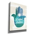 Epic Graffiti 'Shabbat Shalom Hamsa' by Linda Woods, Canvas Wall Art ...