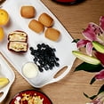 "TP Large Rectangle Melamine Serving Tray Set with Handles, Dishwasher ...