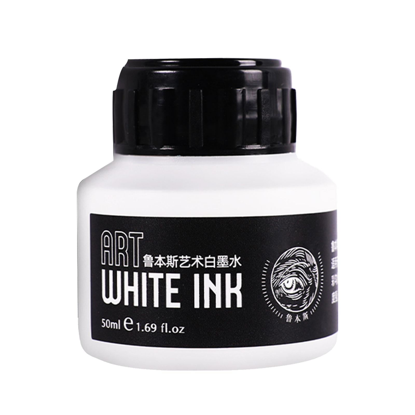 White Ink for Highlight Corrections Watercolour Paint Highly Opaque ...