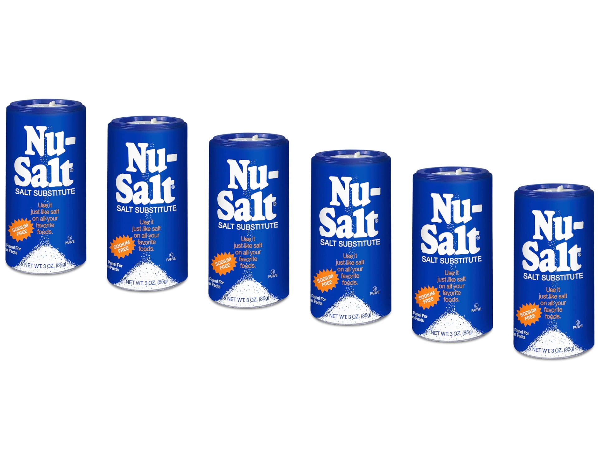Nu-Salt Salt Substitute (Sodum Free), 3 Oz. - Pack of 6 - Walmart.com
