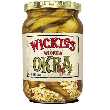 Talk O' Texas Mild Okra Pickles, 16 fl oz - Walmart.com