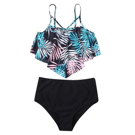 TopLLC Boho Tankini Bathing Suits for Women Two Piece Swimming Suits ...
