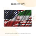 Yardvibe ABC 3x5 FT US and Old Iran Friendship Flag, Fade Resistant ...