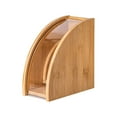 UAEBM Handmade Solid Wood Coffee Filter Storage Rack; Wooden Coffee ...