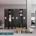 Metal Lockers - 66" Height Steel Lockers with Door Storage and Card ...