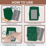 Flower Clay Texture Mat Clay Plant Modeling Pattern Pad Texture Sheets ...
