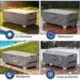 600D Heavy Duty Outdoor Waterproof Lounge Chair Cover for 4-6 Stackable ...