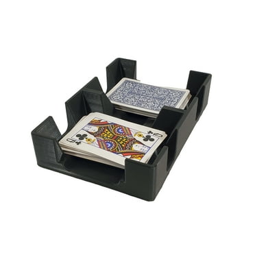 High Quality Plastic Dual Deck Revolving Card Game Holder for Adults ...