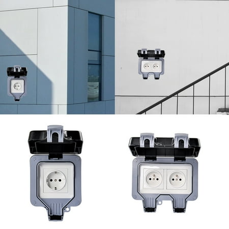 Cheers European Standard Outdoor Wall Socket IP66 Waterproof Dustproof ...