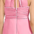Owordtank Girls A-Line Halter Dress Junior Bridesmaid Flower Girl Flowy ...