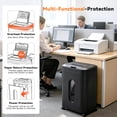 250-Sheet Heavy Duty Paper Shredder, P-5 Ultra Security Shredder for ...