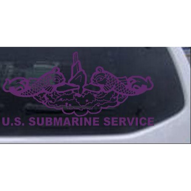 U.S. SUBMARINE SERVICE Car or Truck Window Decal Sticker - Walmart.com