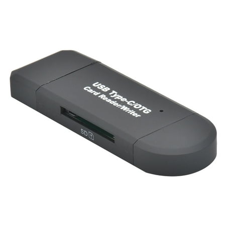 Wweixi 2-in-1 Type-c USB 3.0 Card Reader Dual Heads SD TF Micro SD ...