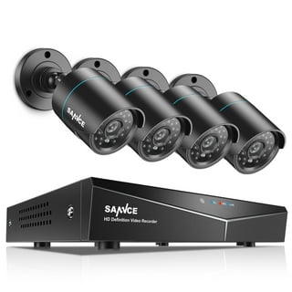 Night Watch Security 1 Pack Analog HD 720p Wired Bullet Camera (Black ...