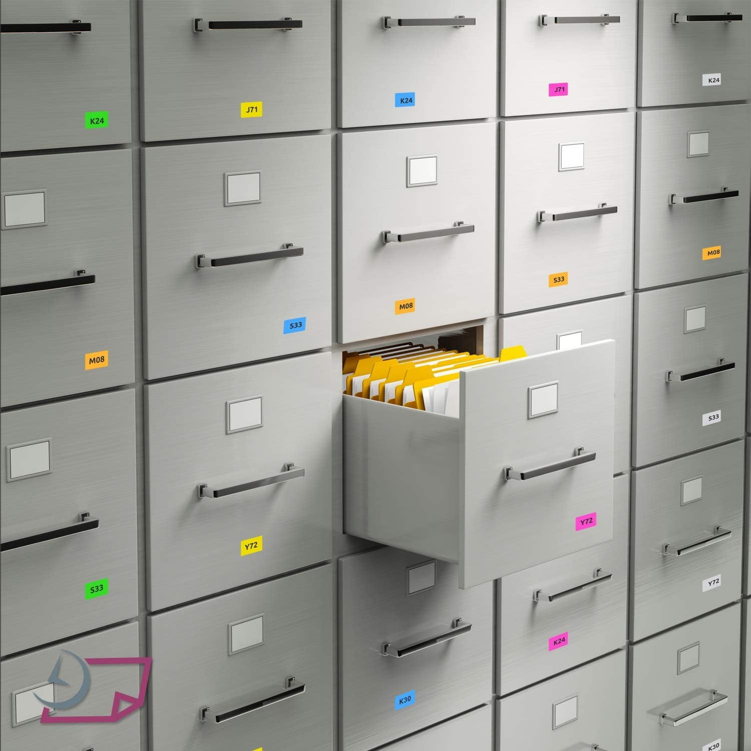 Buy Next Day Labels, Rectangle Inventory Color Coding Labels, 250 Per ...