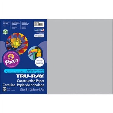 Tru-Ray Extra Large Construction Paper, 24 x 36 Inches, Black, 50 ...