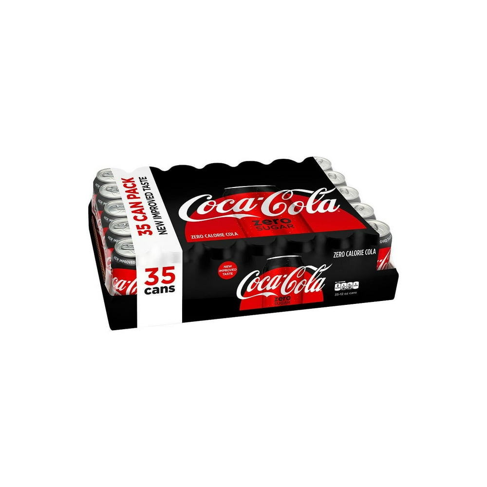 Coca-Cola Coke Zero Cans, 12 Ounce [35 Cans] - Walmart.com - Walmart.com