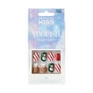 KISS Gel Fantasy Magnetic, Press On Nails, Set Us Free, Red, Short Oval ...